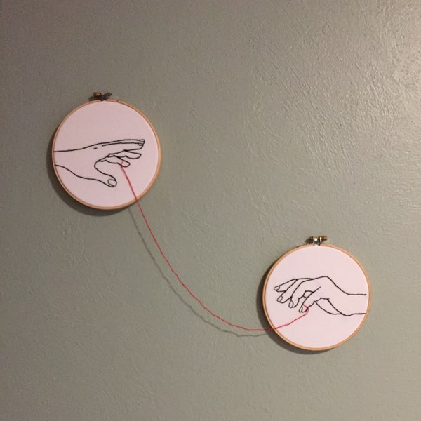 Magic Hand Embroidery. Modern Embroidery. Embroidery Hoop Art ...