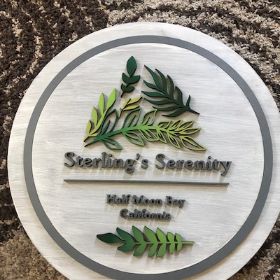 Wellness Center Sign, Spa Logo Sign, Wellness Center Window Sign ...