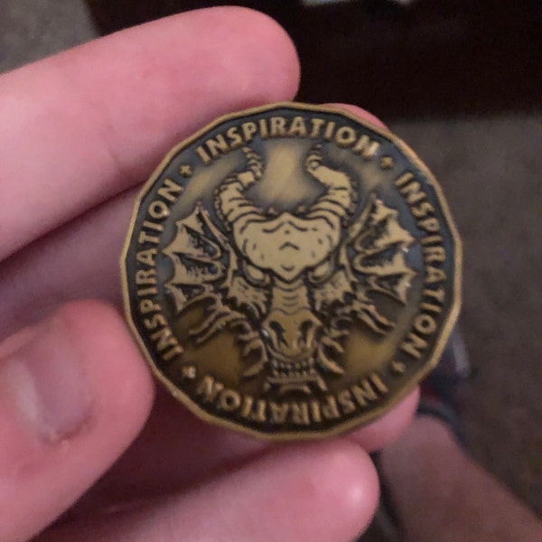 Inspiration Coin Tokens (antique Gold) for D&D, Dungeons and Dragons ...