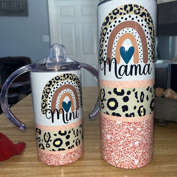 Mama Mini Leopard Rainbow DIGITAL DOWNLOAD Only Png - Etsy