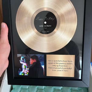 Personalized Plaque Custom Plaque Vinyl Record Plaque - Etsy