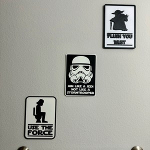 Wash Your Hans Star Wars Bathroom Sign Funny Star Wars Decor Funny Gift ...