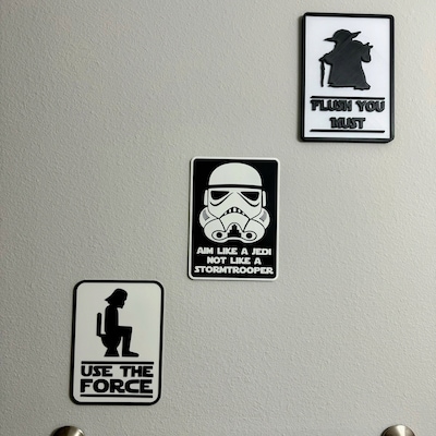 Wash Your Hans Star Wars Bathroom Sign Funny Star Wars Decor Funny Gift ...