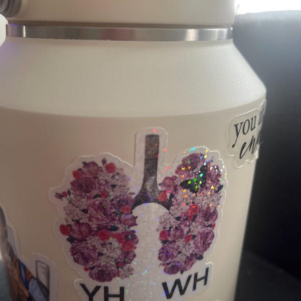 YAHWEH, YHWH Tetragrammaton Sticker, the Sound of Our Breathing, Floral ...