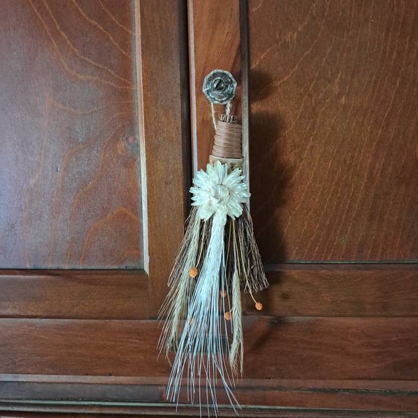 RUSTIC CINNAMON BROOM/ Fall Decor/ Mushroom / Besom Broom / New Home ...