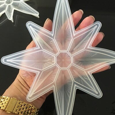 Eight-pointed Star Resin Mold, Star Resin Mold, DIY Wall Decoration ...
