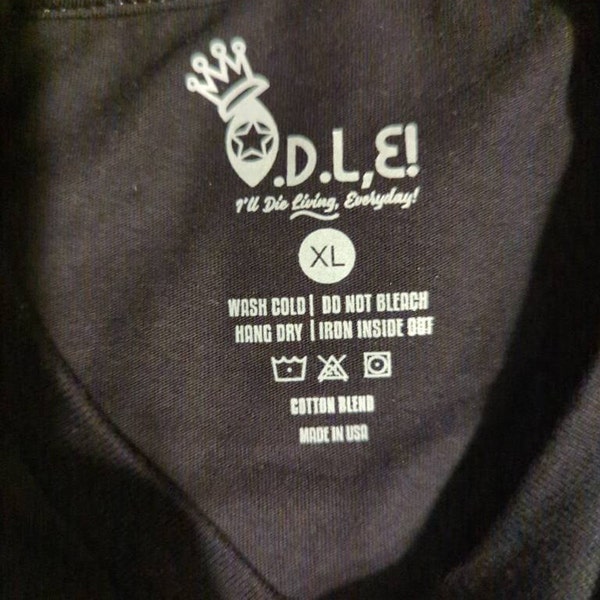 500 Pcs. Tagless T-shirt Labels,tagless Labels, Iron on Printed Labels ...