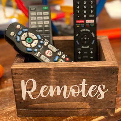 Remote Box Remote Control Box Remote Storage Home Organization - Etsy