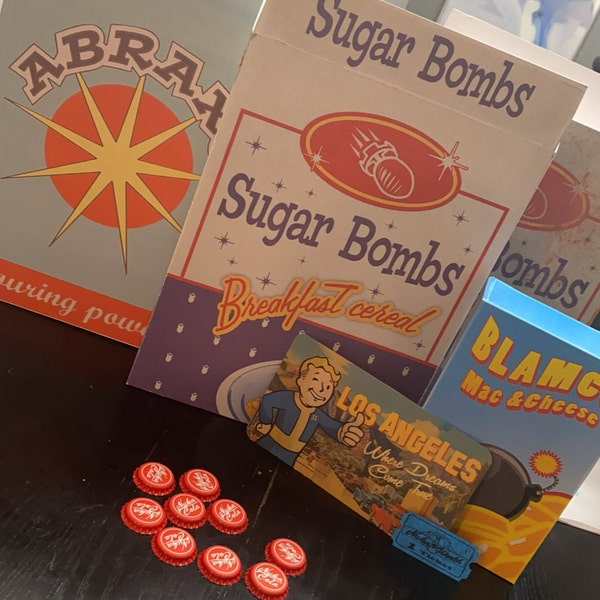 Un-official Handmade Fallout 4 - Cardboard Box Props - Etsy