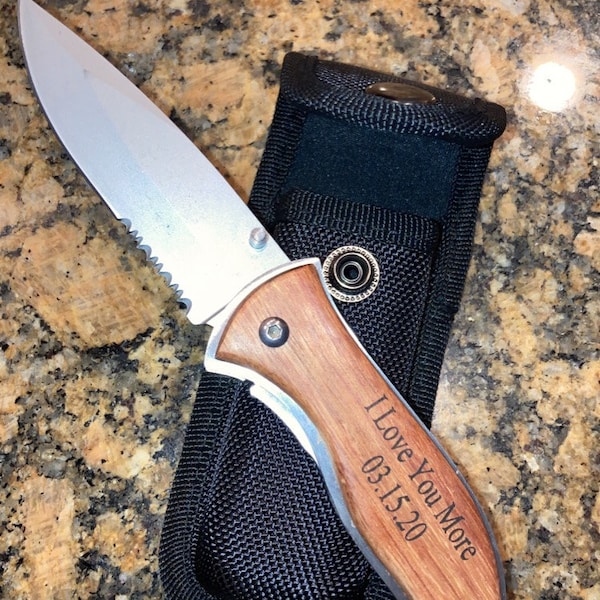 Custom Pocket Knife Engraved Pocket Knife Personalized Pocket Knife ...
