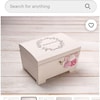 Jewelry Box for Girls, Personalized New Baby Memory Box Little Girls ...
