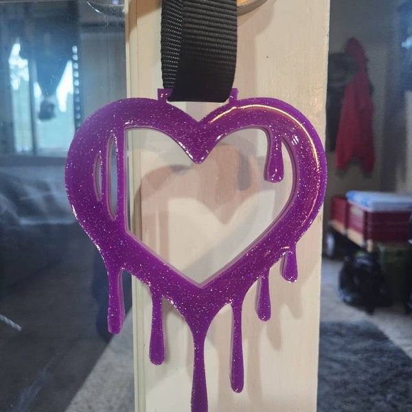 Rhinestone Drippy Heart Tsurikawa READY TO SHIP - Etsy