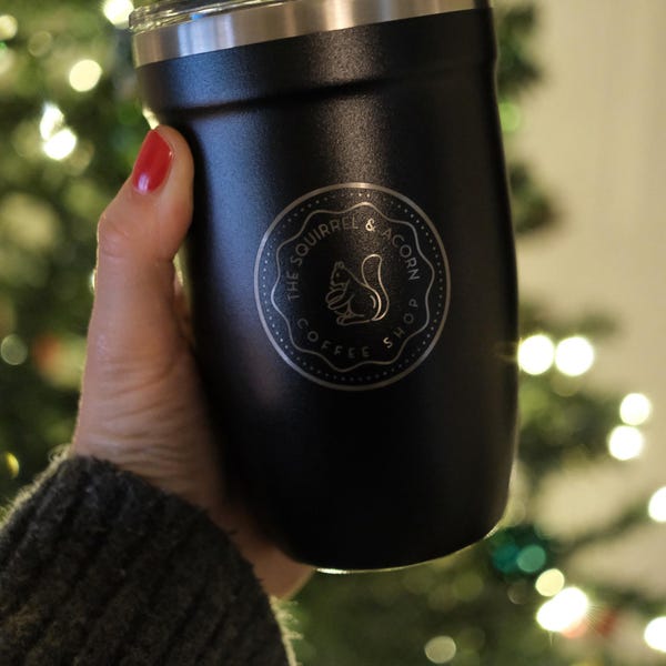 Actual Footprint Engraving Tumbler Baby Footprints Real Handprint Mug ...