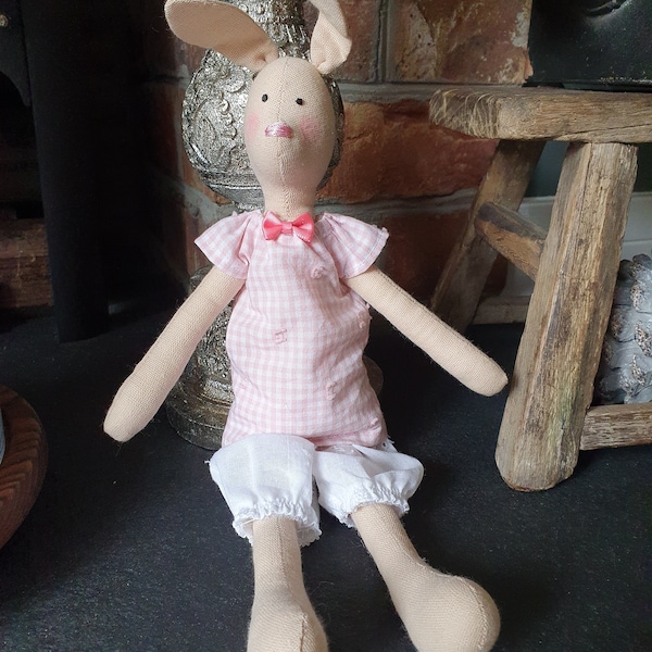 Bunny Family_tilda Rabbit Toy_hare Plushie_mum Dad Toys_simple Interior ...