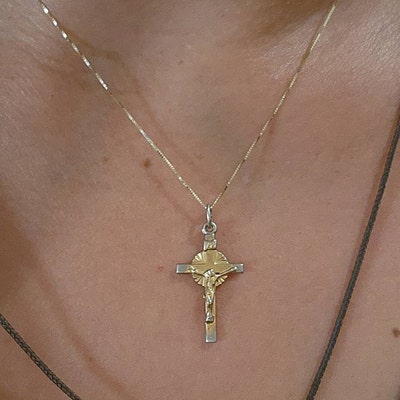14K Gold Necklace, 14K Gold Chain, Solid Gold Necklace, Solid Gold ...