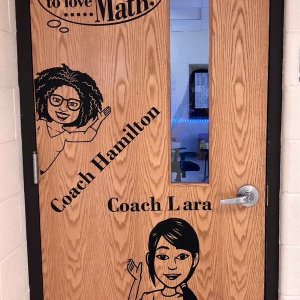 Custom Removable Door NAME Decal for Classroom or Office - Etsy