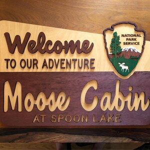 Custom National Park Sign, Wedding Sign, Camp Wedding, Hiker Gift ...