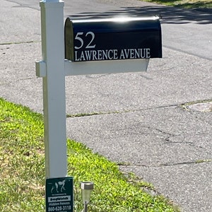 Modern Reflective Mailbox Number Decal Stand Out With Stylish - Etsy