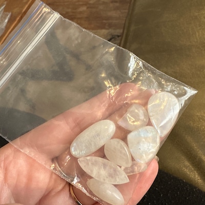 Rainbow Moonstone AAA Moonstone Gemstone Cabochon Flashy - Etsy