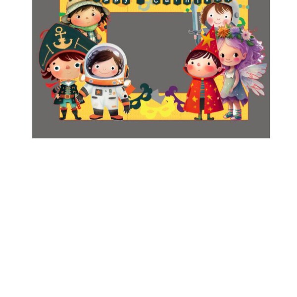 Set of Cute Cartoon Kindergarten Kids Clipart. Isolated Happy Children ...