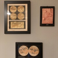 1958 Vintage World Map - Etsy