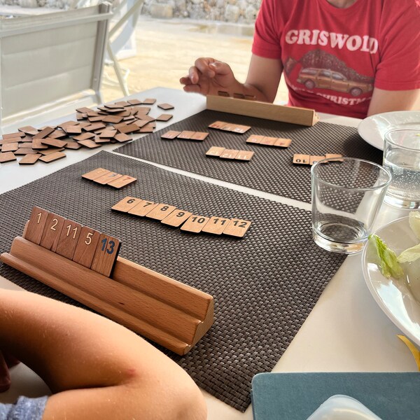 Rummikub Game Travel Set for 4 Players(also Known as Rummy Tile, Rummy ...
