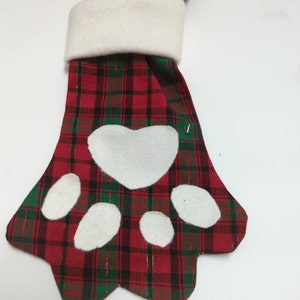 Animal Paw Stocking Sewing Pattern & Tutorial Christmas Holiday Easy ...