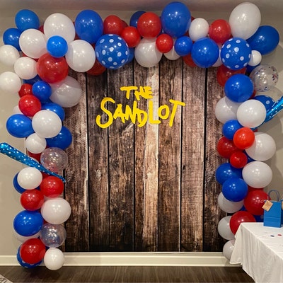 The Sandlot Wood Sign Baseball Party Backdrop Sign the Sandlot Letters ...