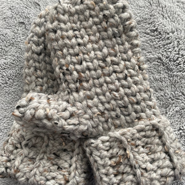 Crochet Pattern / Chunky Crochet Mittens / Easy Mitten Pattern ...