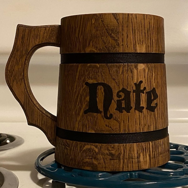 Renaissance Wooden Mug Festivals, LARP live Action Role-playing ...