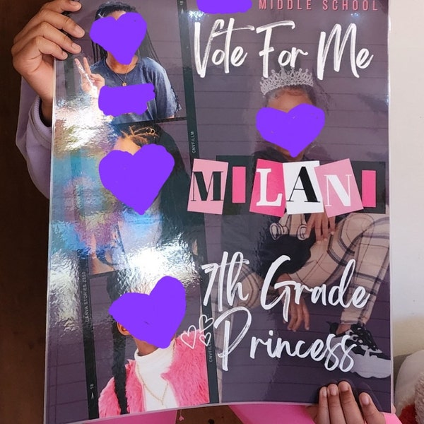 Editable Mean Girls Prom Queen Flyer Do It Yourself Diy Vote For Me