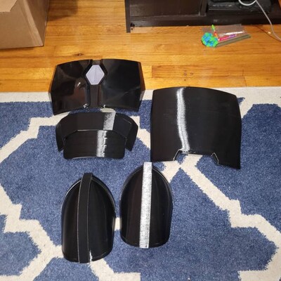 Mandalorian Back Plate Armor - Etsy