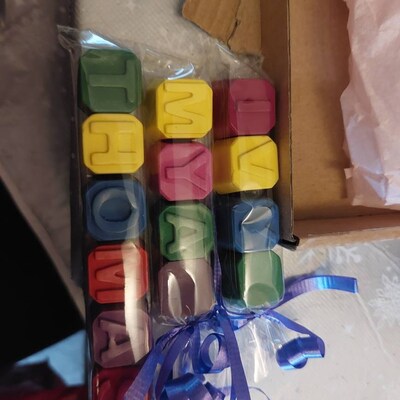 Large Letter Soaps, Alphabet, Alphabet Soaps, Personalised Soap Names ...