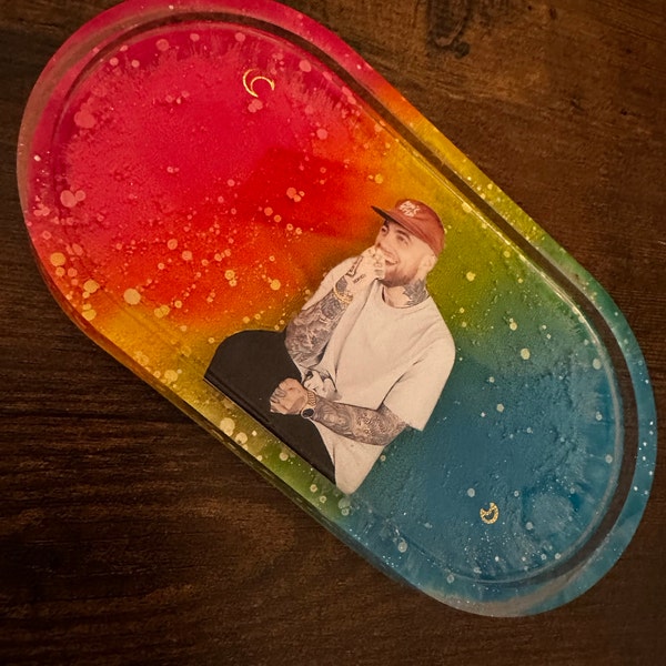 Epoxy Resin Coffee Table - Handmade - Real Leaves - 420 Decor - Luxury ...