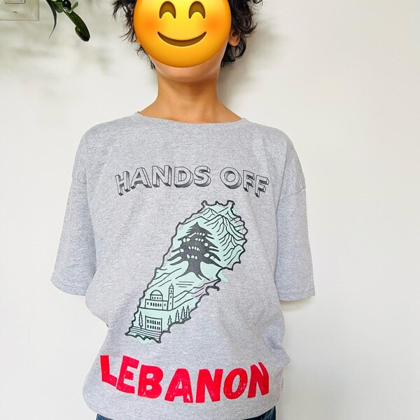 Lebanon Map, Arabic Text, Lebanese Designer, Hands off Lebanon, Classic ...