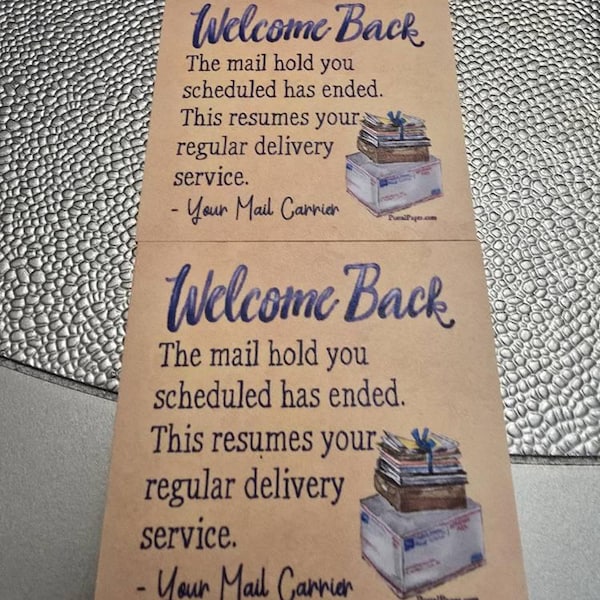 Goodbye - Postal Retirement Announcement - Lakeside Scene Mail Carrier ...