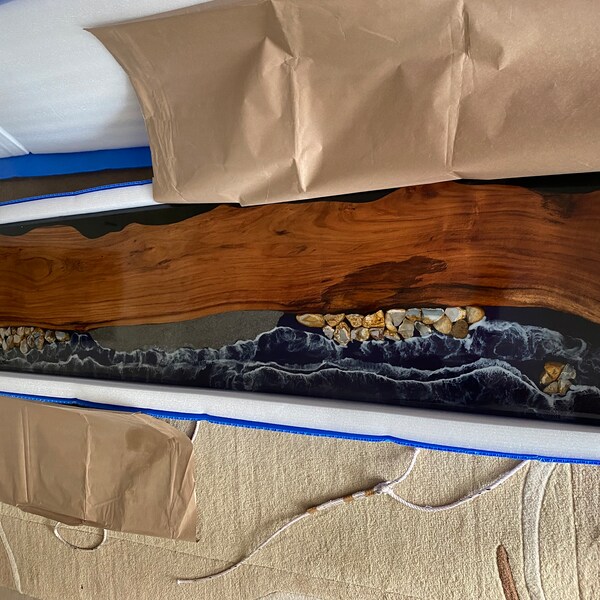 Custom Unique Epoxy Resin Dining Table, Epoxy Counter Top, Resin Coffee ...