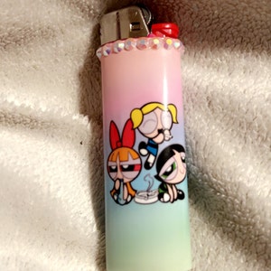 Bic Lighter Cute Lighter Puff Girls Stoner Lighter - Etsy