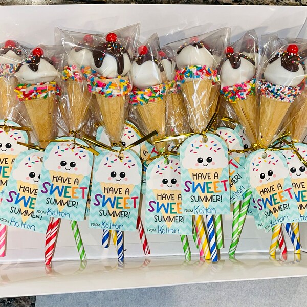 PRINTABLE Have a SWEET Summer! Ice Cream Tag | Instant Download | Ice ...