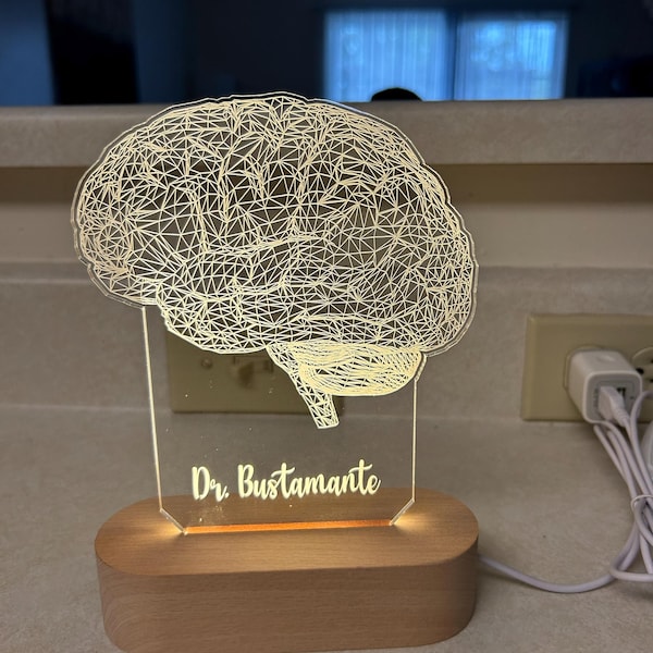 Personalized Lamp for Psychologist. Psychology Student Graduation Gift ...