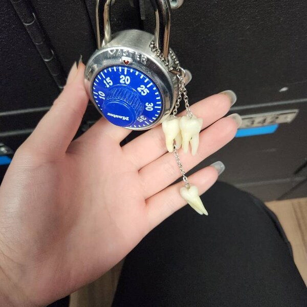 Gothic Teeth Choker, Human Tooth Necklace, Handmade Molars, Oddities ...