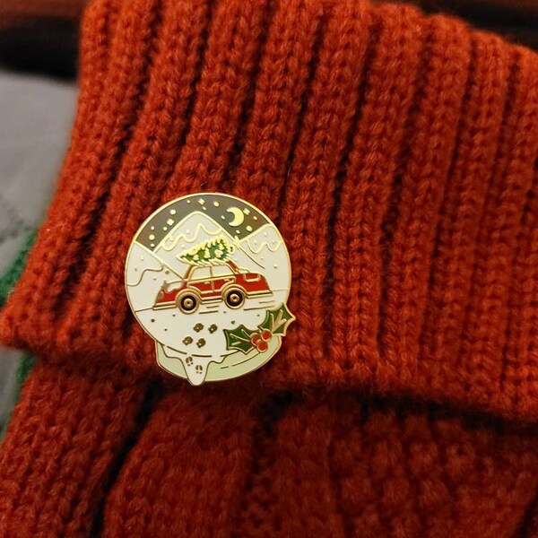 Snow Globe Enamel Pin | Winter Enamel Pin | Travel Enamel Pin ...
