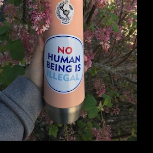 No human being is illegal vinyl sticker | Etsy