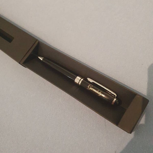 Personalised Custom Premium Metal Pen + Gift Box | Design A Truly ...