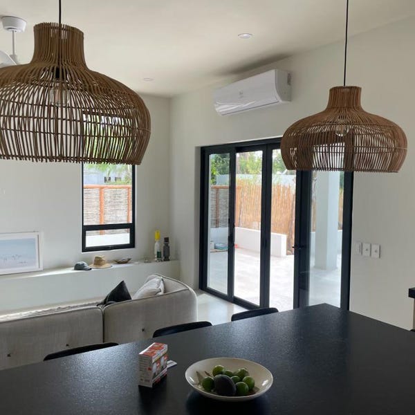 Sia Rattan Pendant Light High Quality Handmade by Artisans. Coastal ...