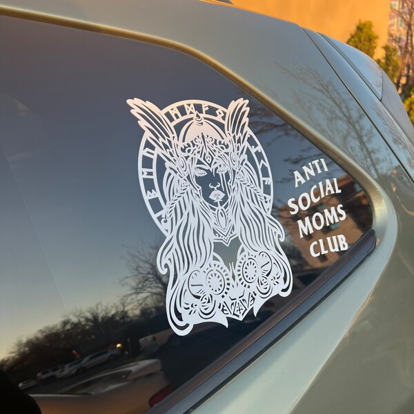 Shieldmaiden, Valkyrie, Viking Warrior Freya Vinyl Decal for Car Truck ...