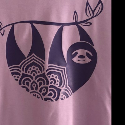 Sloth Mandala SVG for Cricut Hanging Sloth Zentangle Clip - Etsy