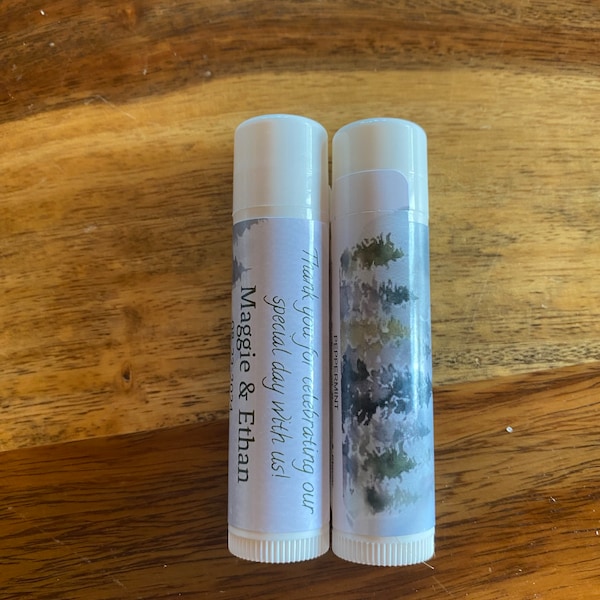 Birthday Party Favors, Custom Lip Balm, Sweet 16, Bulk Chapstick, Black ...