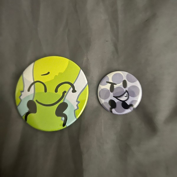 BFDI Golf Ball Pin Buttons - Etsy