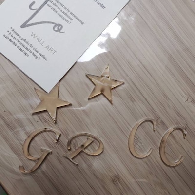 Custom Gold Letters, Alphabet Letter Wedding Sign Decor, Custom Acrylic ...